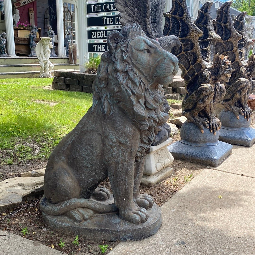 Shop All Concrete Lion Statues | CB Stone Decor – CBSD